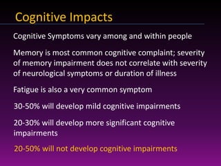 MS Cognitive issues Justin C. Koenitzer, Psy.d. | PPTX