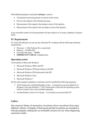 Mscope brochure EN | PDF