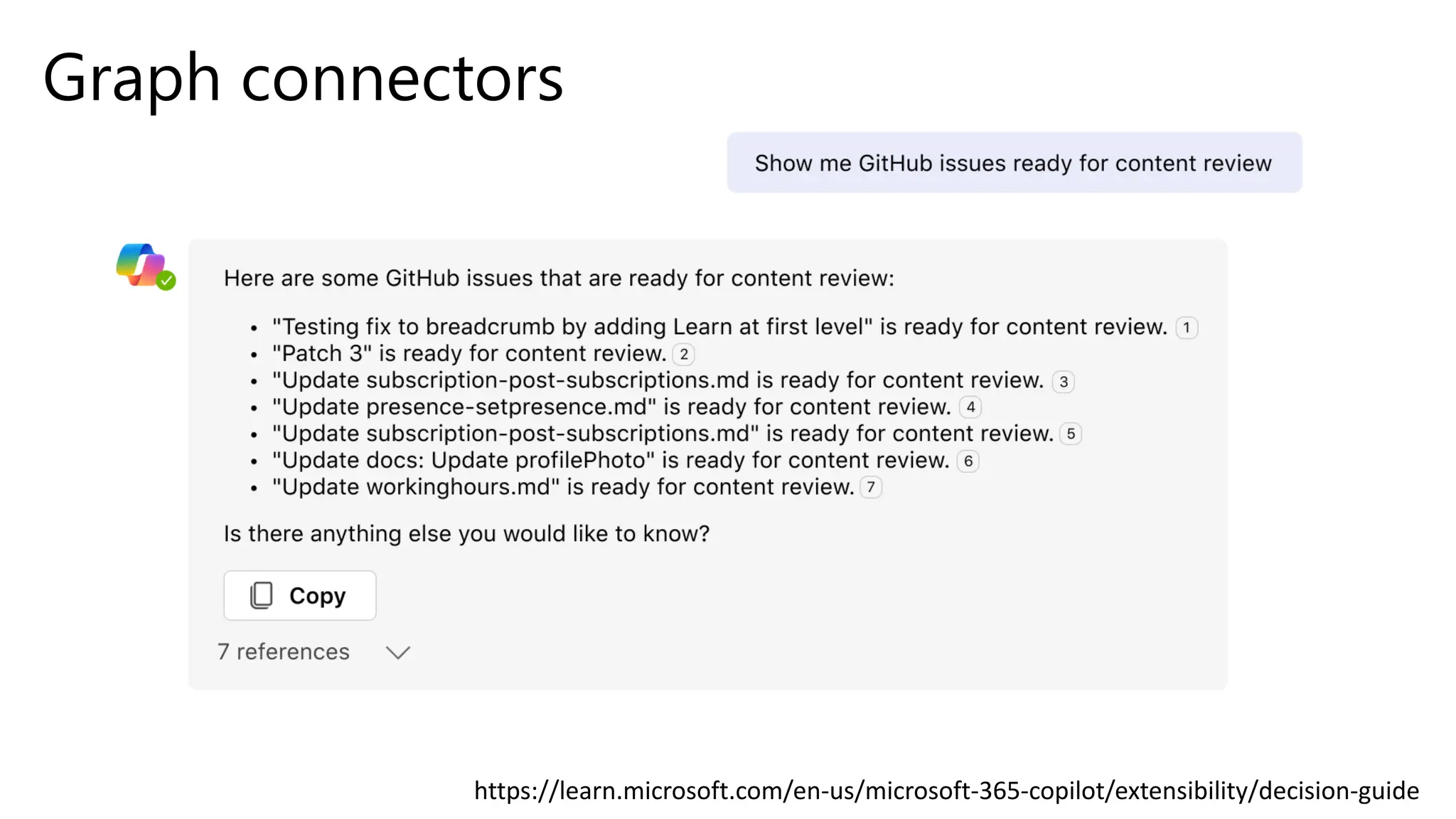 MS Copilot expands with MS Graph connectors | PPTX | Social Networking ...
