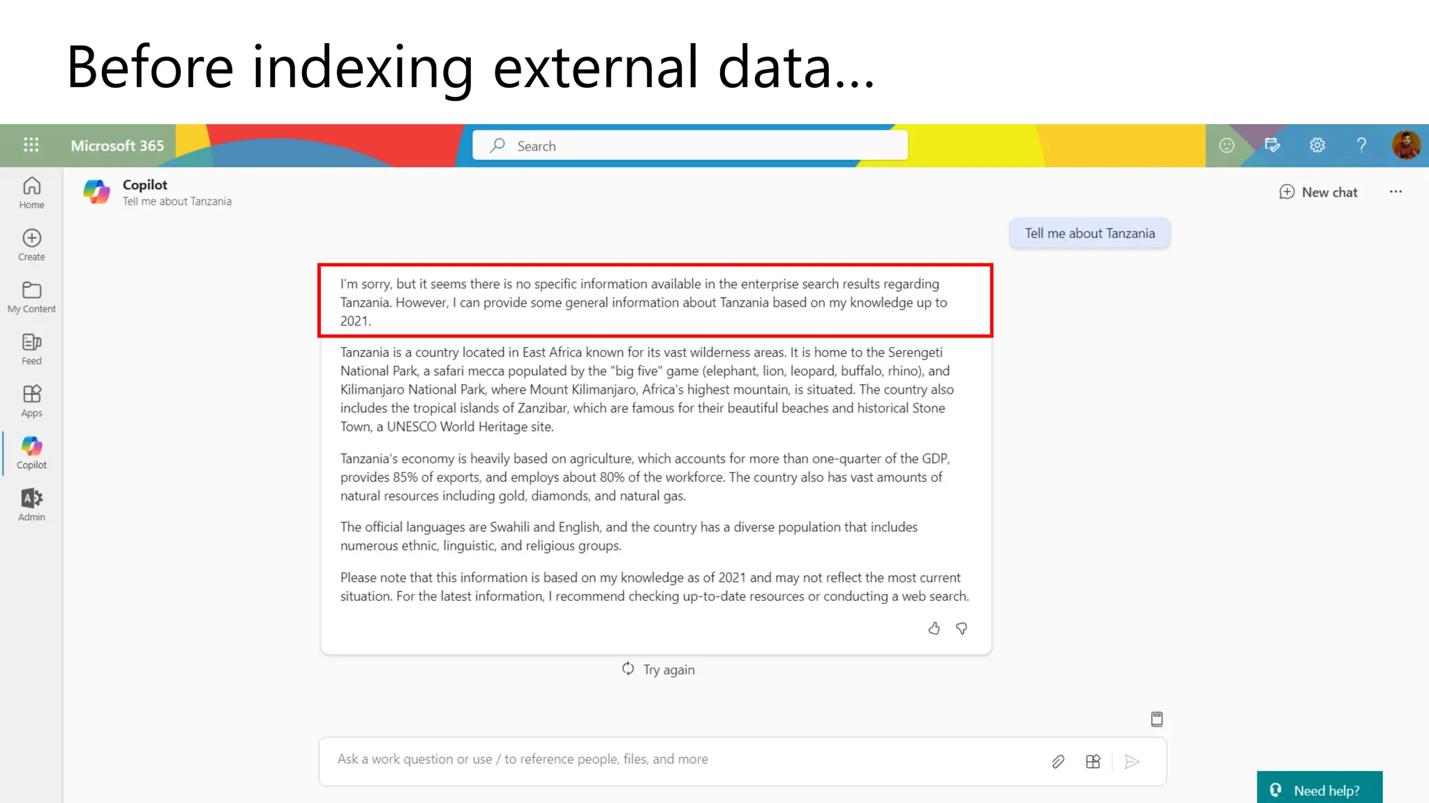 MS Copilot expands with MS Graph connectors | PPTX | Social Networking | Internet