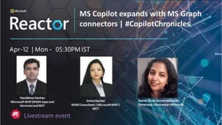 MS Copilot expands with MS Graph connectors | PPTX | Social Networking | Internet