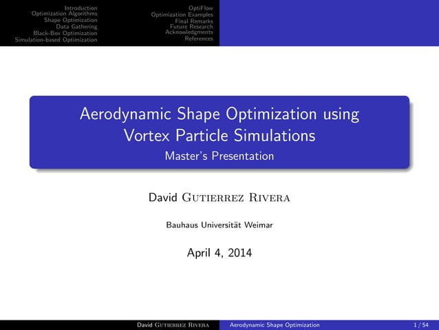 Mscp - aerodynamic shape optimization | PPT