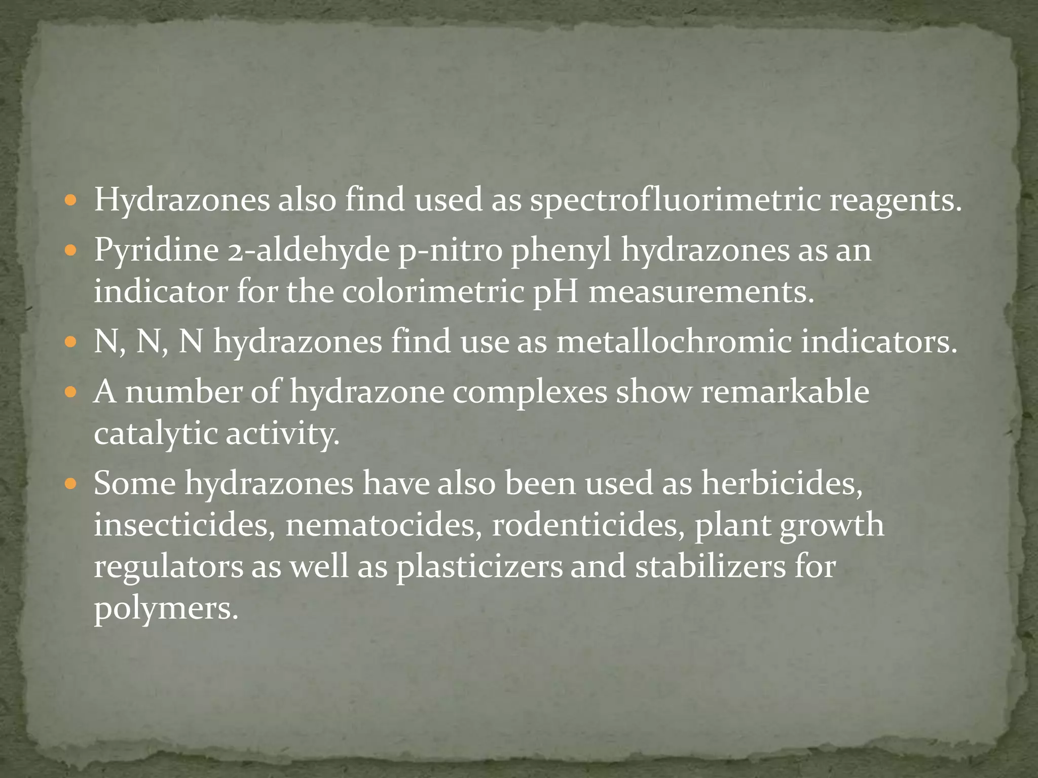 synthesis and characterization of hydrazone ligand and their metal ...