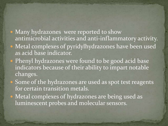 synthesis and characterization of hydrazone ligand and their metal ...