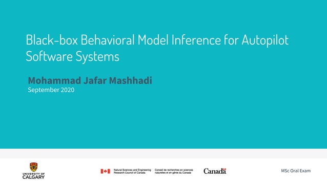 Black-box Behavioral Model Inference for Autopilot Software Systems | PPT