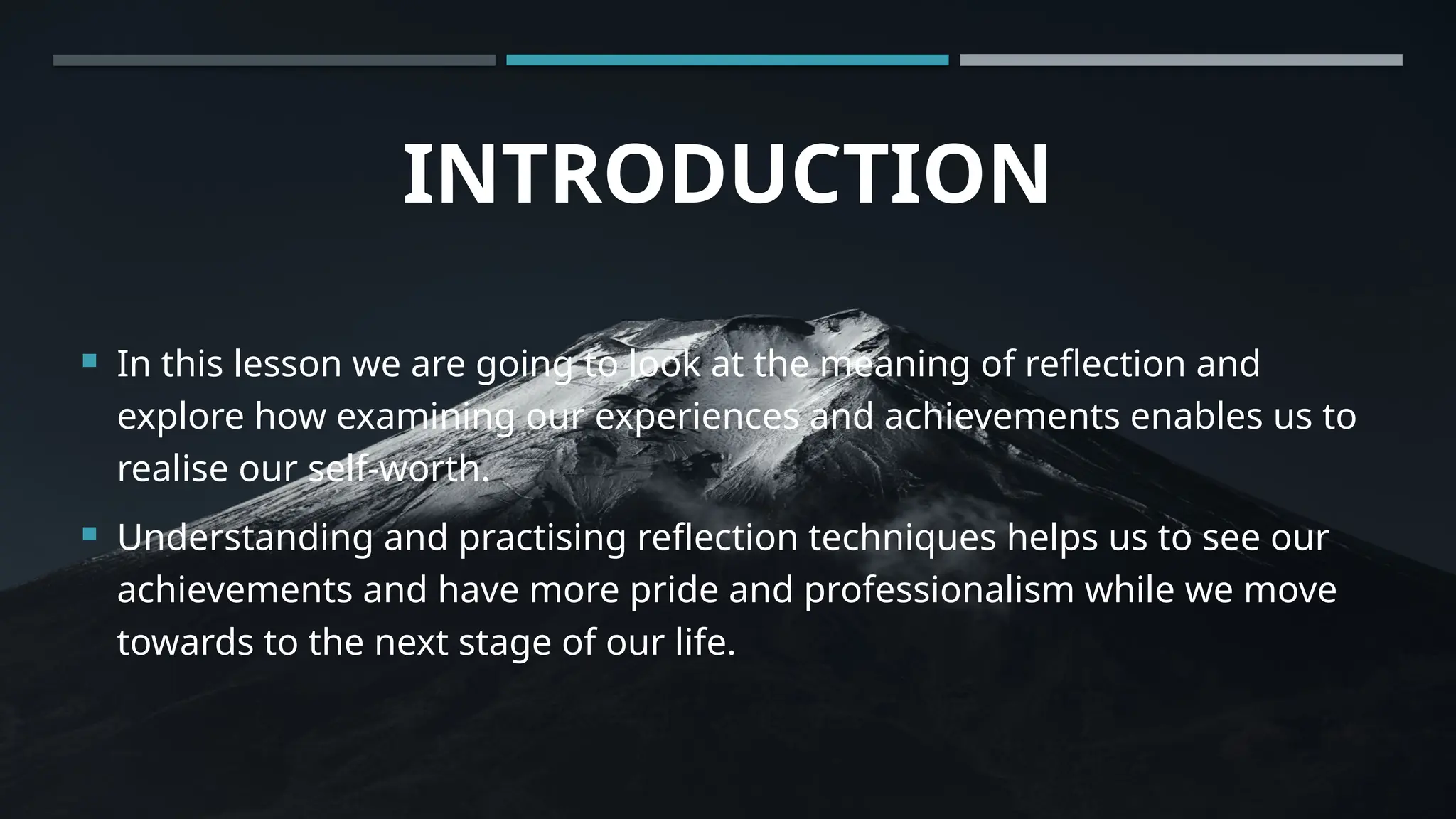 Reflection and Transition in moral science studies | PPT