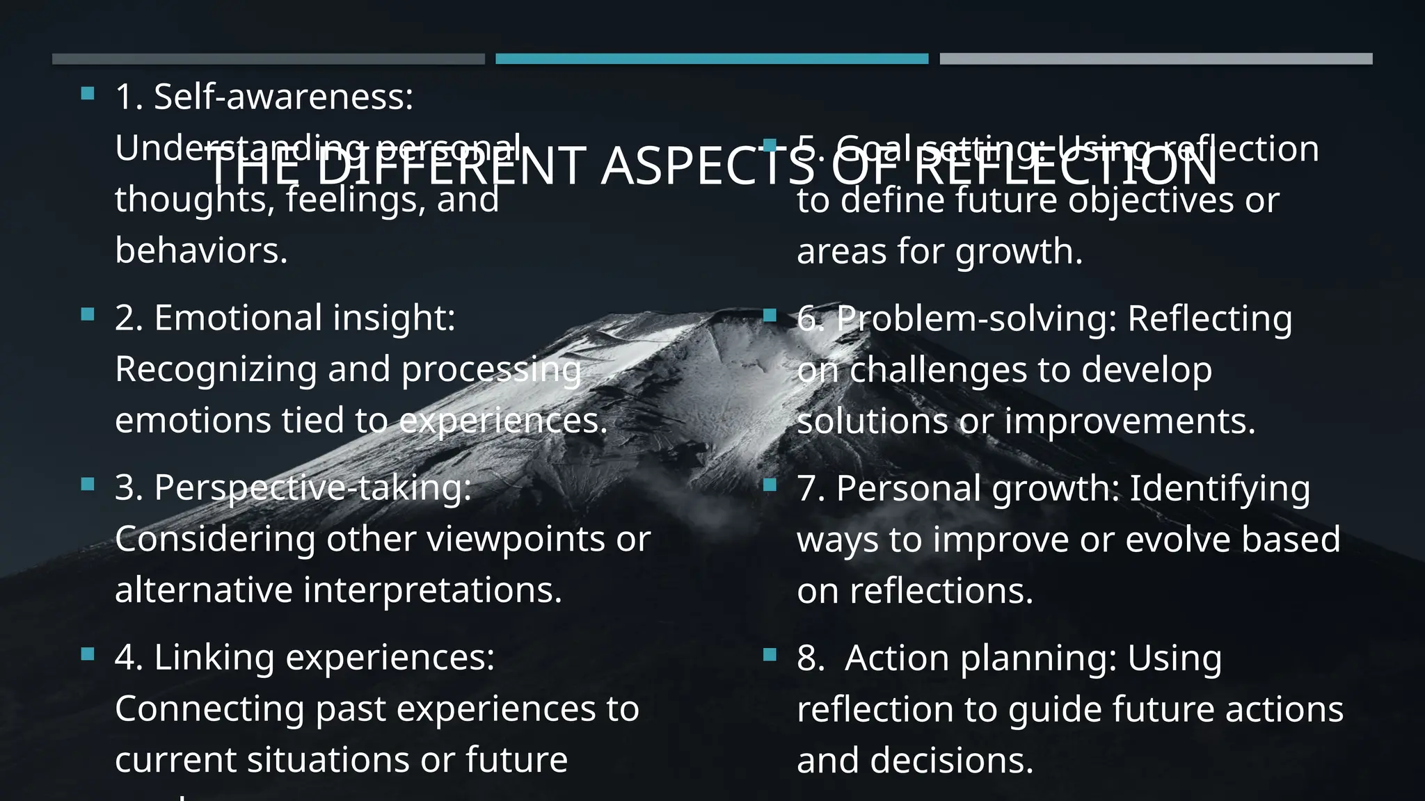 Reflection and Transition in moral science studies | PPT