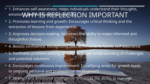 Reflection and Transition in moral science studies | PPT
