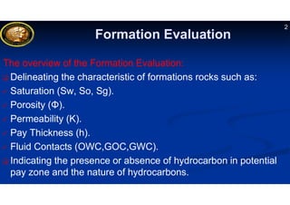 The significance of Surface Logging For The Formation Evaluation ...