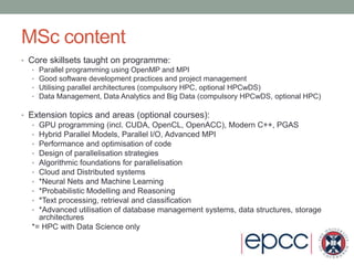 EPCC MSc industry projects | PPT