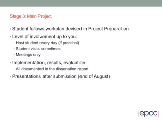 EPCC MSc industry projects | PPTX