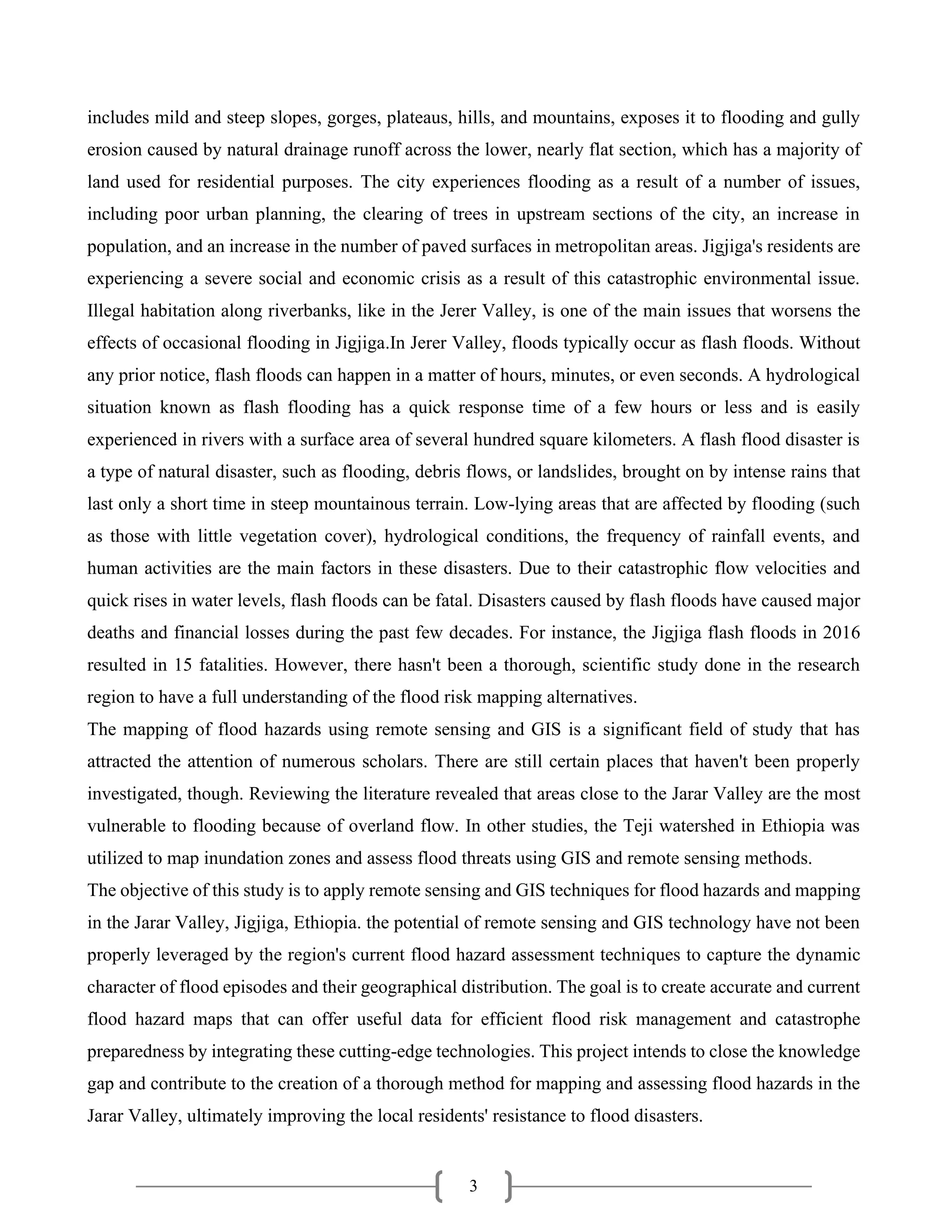 Application of GIS and Remote Sensing tool for Flood Hazard Mapping and ...