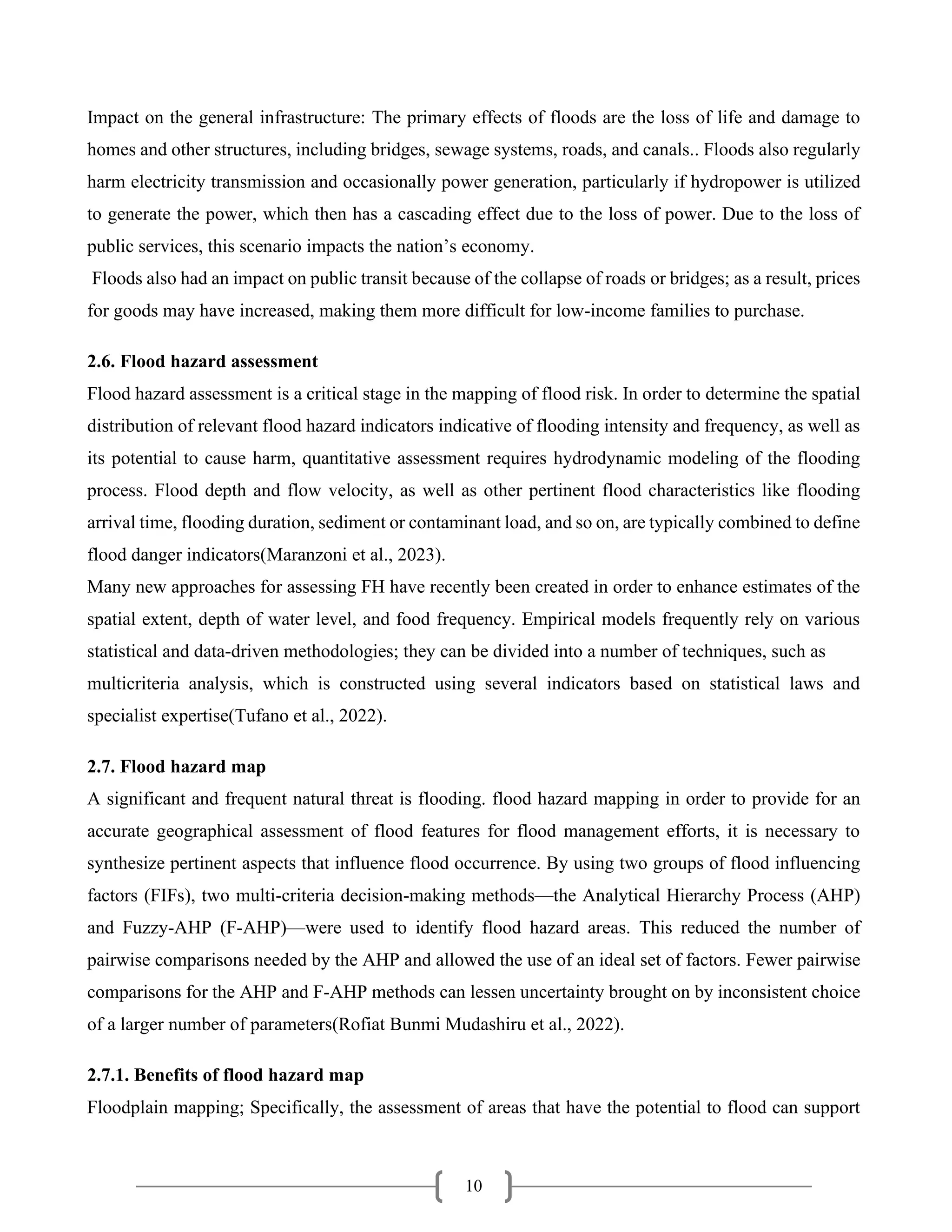 Application of GIS and Remote Sensing tool for Flood Hazard Mapping and ...