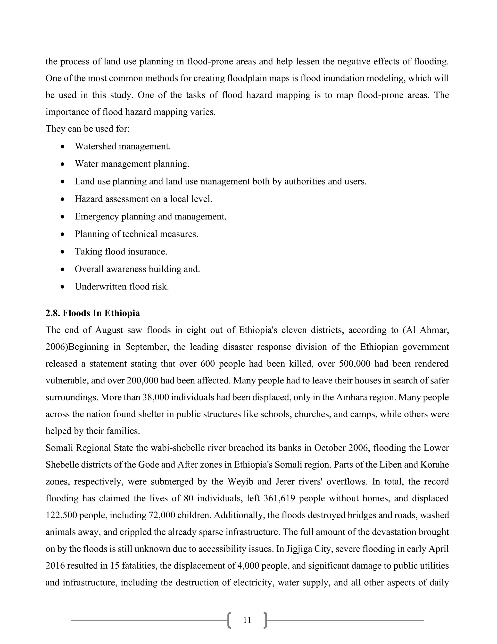 Application of GIS and Remote Sensing tool for Flood Hazard Mapping and ...