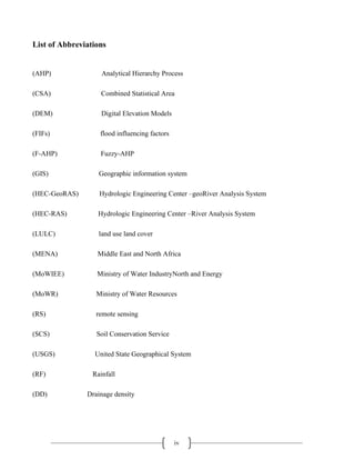 Application of GIS and Remote Sensing tool for Flood Hazard Mapping and ...