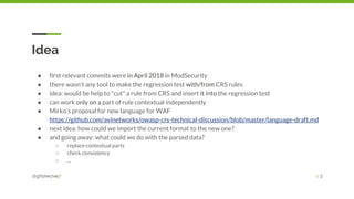 msc_pyparser - ModSecurity config parser presentation @CRS Community ...