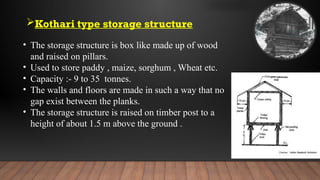 Traditional types of grain storage structures | PPTX