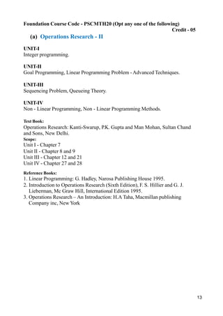 MSc Sem III and IV Syllabus.pptx | Physics | Science