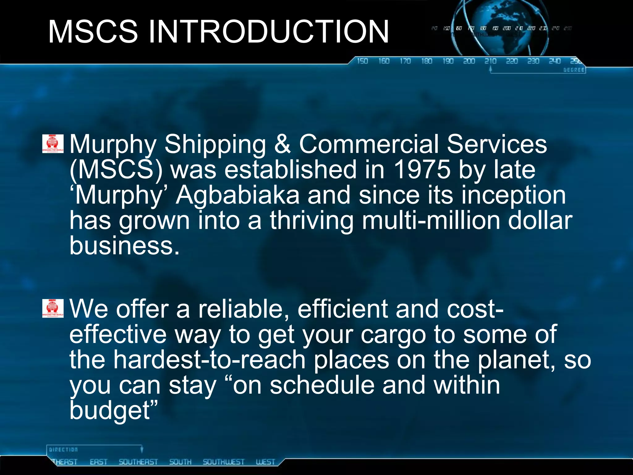 Mscs Group Presentation 2009 | PDF
