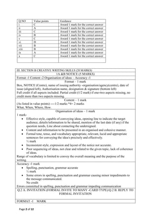 MS CSSC ENGLISH XII Effective style ideas | DOCX | Careers