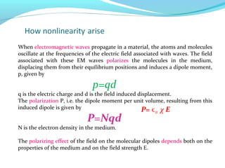 non linear optics | PPT