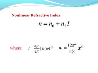 non linear optics | PPT