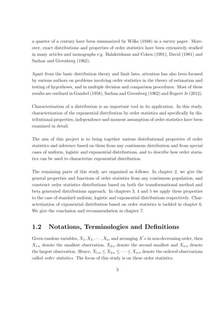 MSc(Mathematical Statistics) Theses | PDF