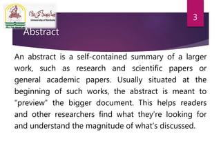 MSc thesis organization | PPT