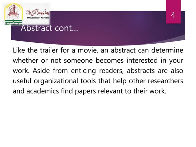 MSc thesis organization | PPT