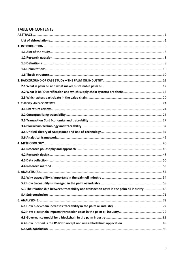 MSc thesis "Traceability & Blockchain Technology" | PDF