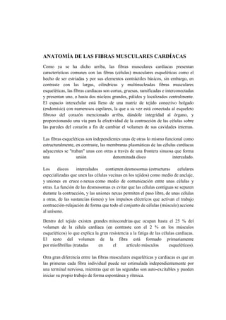 Músculo Cardíaco | PDF