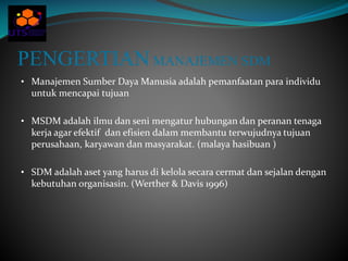 Powerpoint manajemen sumber daya manusia - pagauthority