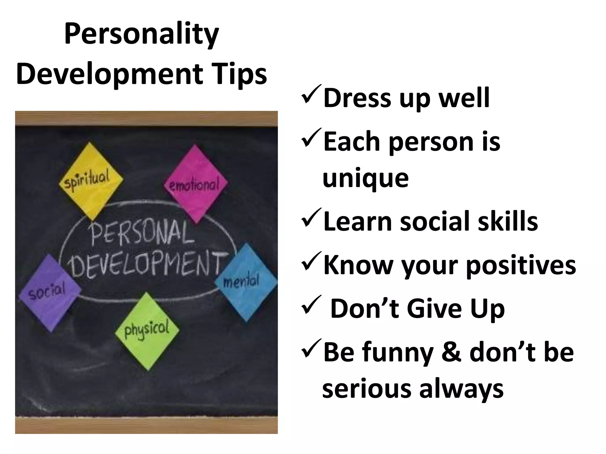 Personality development | PPT