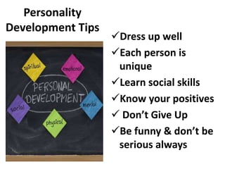 Personality development | PPTX