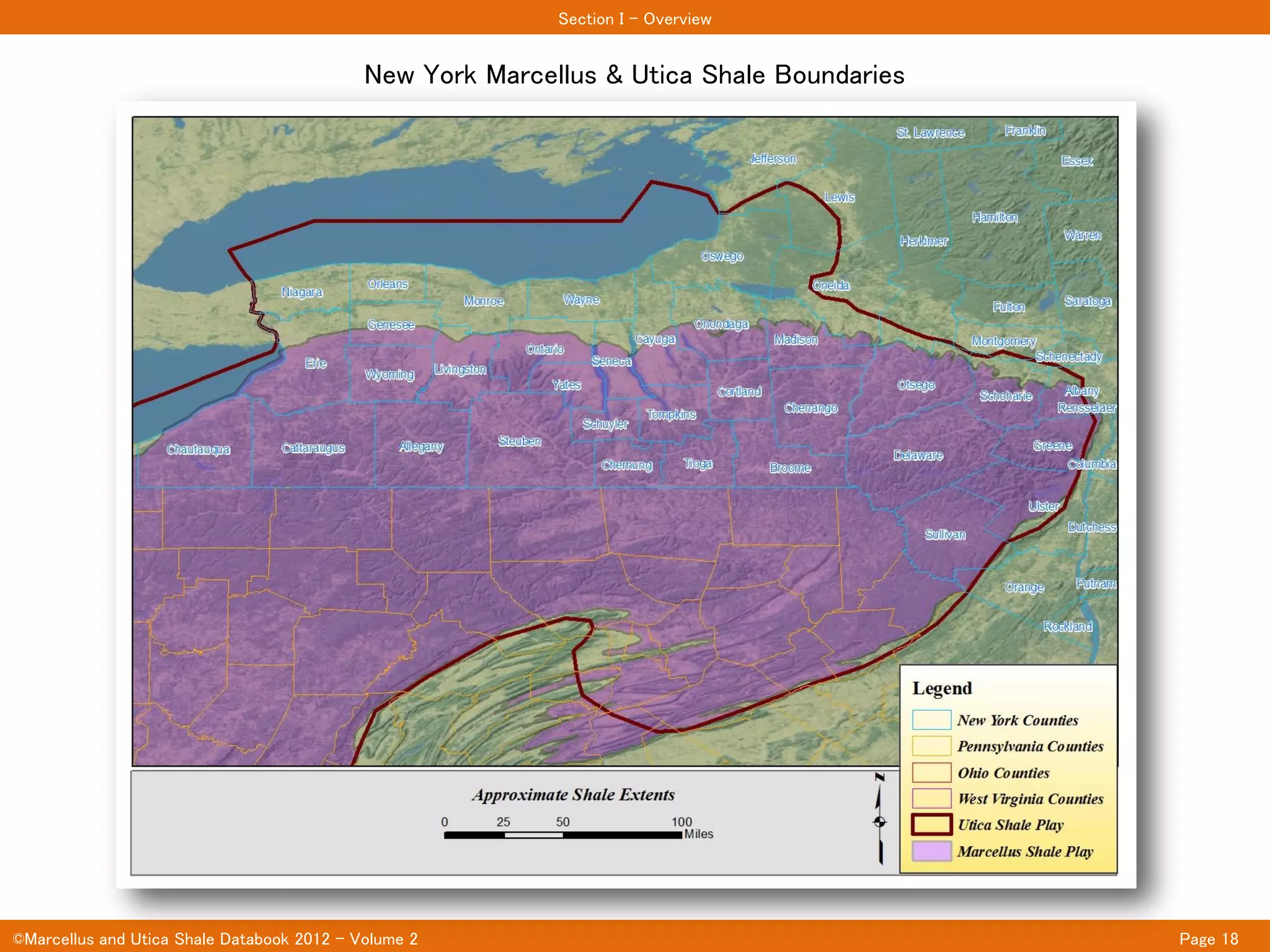 Marcellus & Utica Shale Boundaries by State & County | PDF