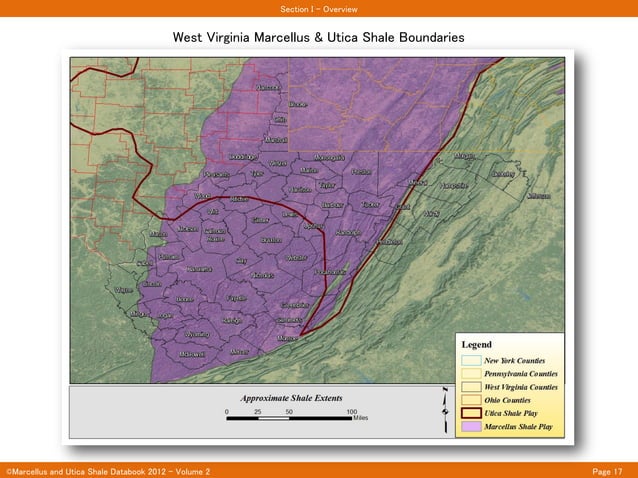 Marcellus & Utica Shale Boundaries by State & County | PDF