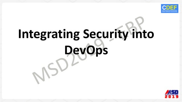 Protecting Agile Transformation Through Secure Devops Devsecops