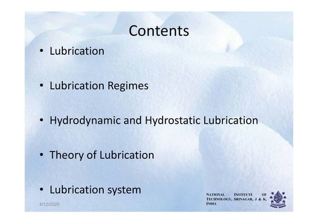 Lubricants | PPT