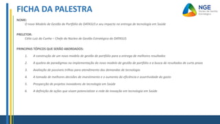 Como qualificar a gestão de portfólio a partir de um novo modelo de ...