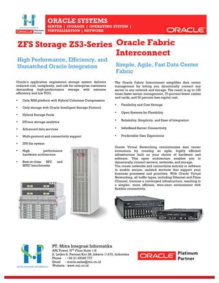 PT. Mitra Integrasi Informatika - Oracle System | PDF