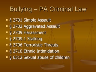 Msd bullying prevention | PPT