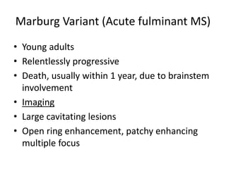 MRI differential diagnosis of Multiple sclerosis | PPTX