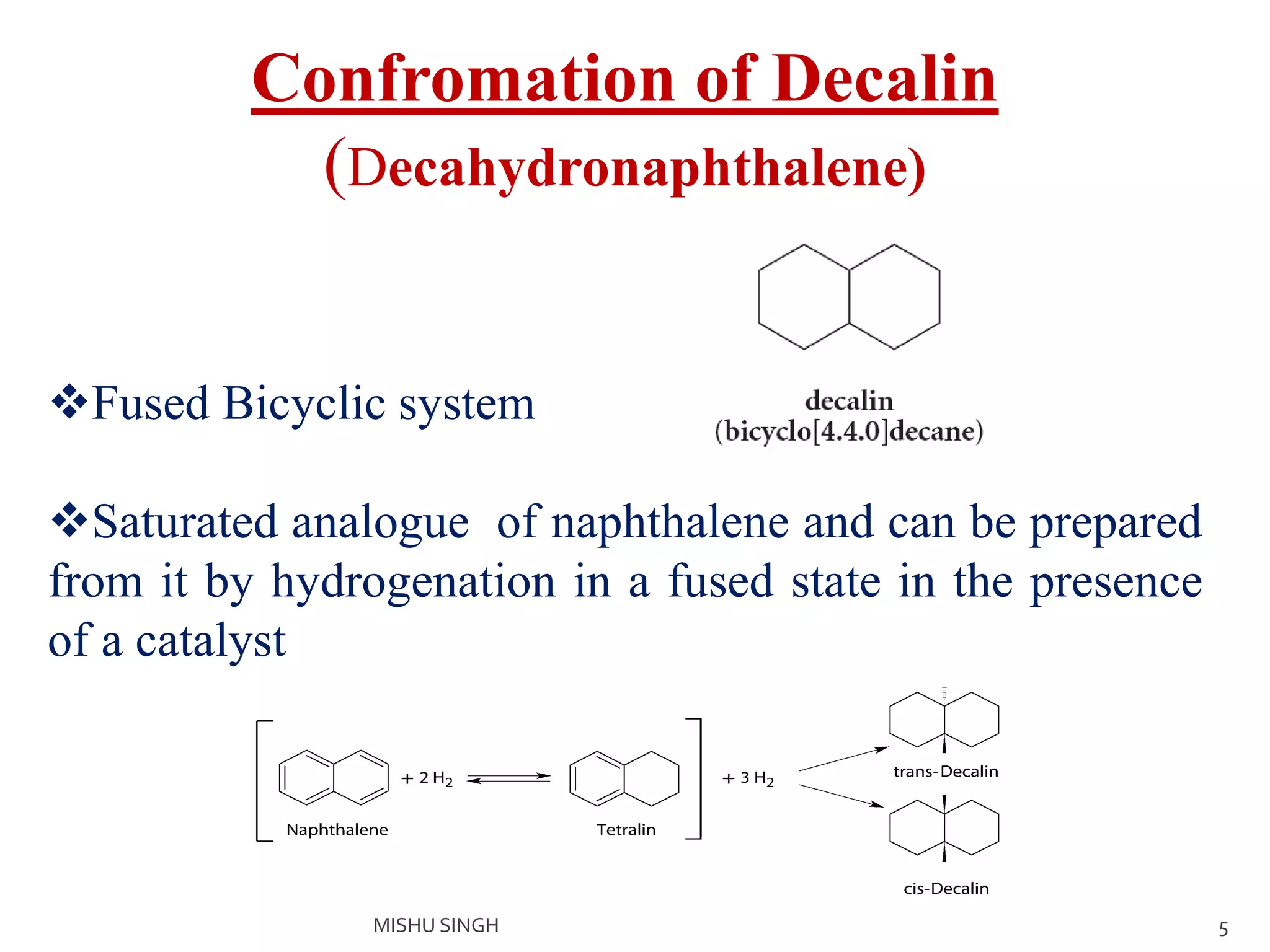 Decalins | PPT