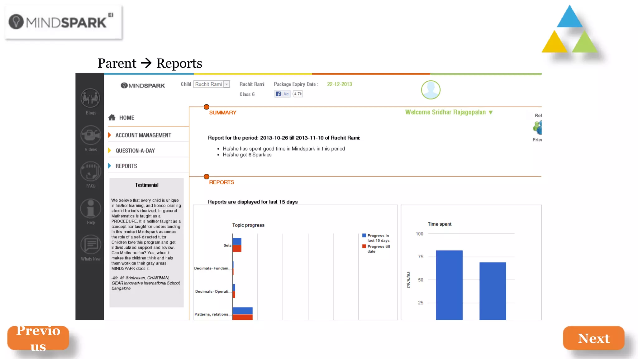 What is Mindspark? Explore how Mindspark benefits teachers, students and parents! | PPTX