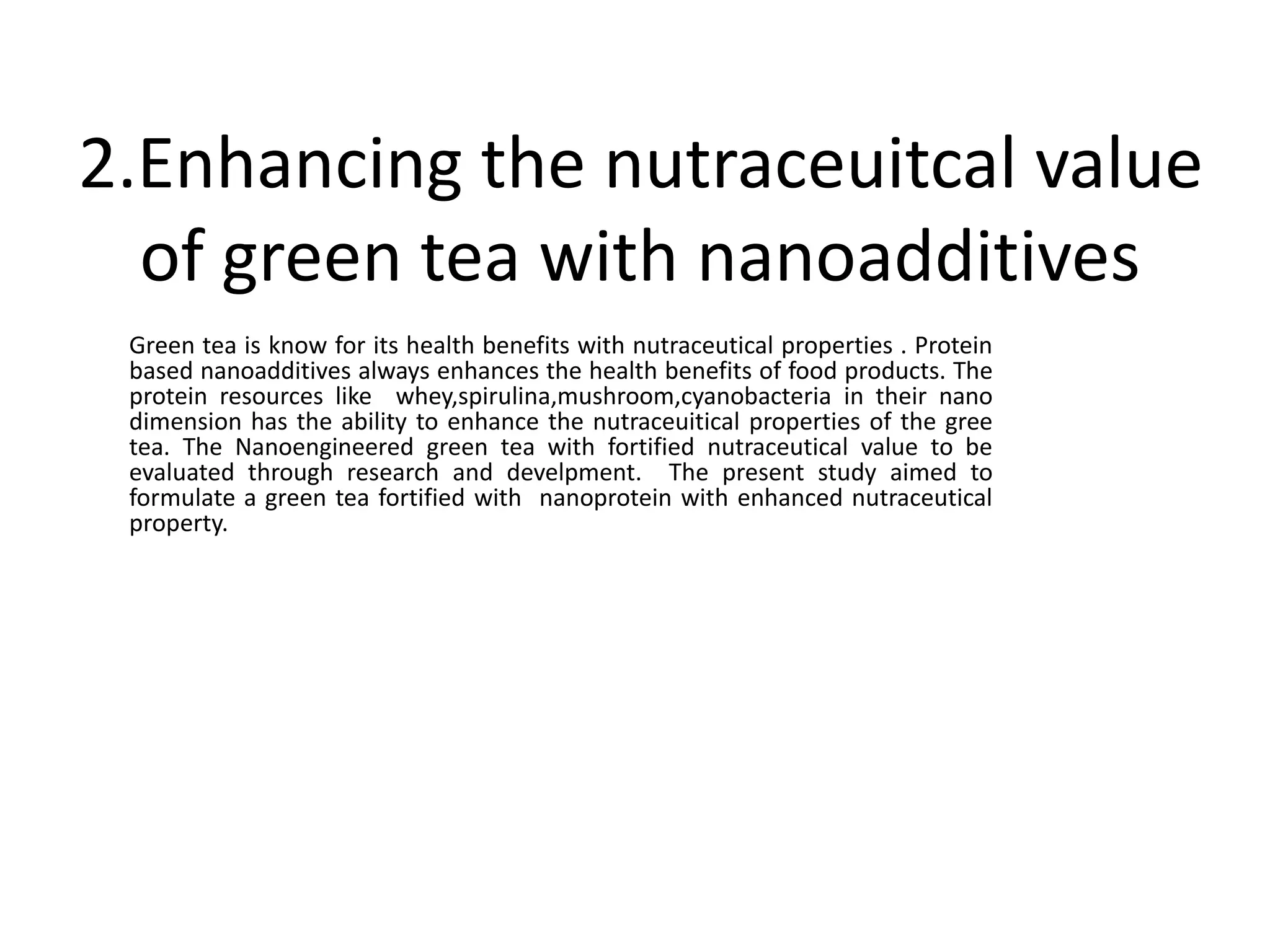 MSD, Green tea Capstone project.ppt