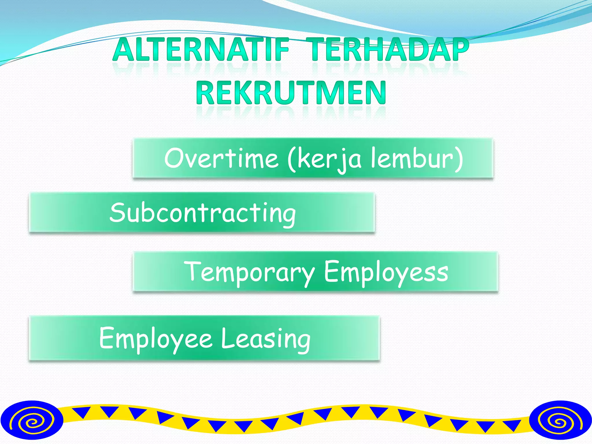 MSDM (rekrutmen dan seleksi) | PPT