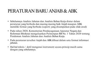 MSDM 2024 Anjab ABK Mengacu Permenpan 1 2020 | PDF