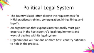 Chapter 15 MANAGING HUMAN RESOURCES GLOBALLY | PPTX