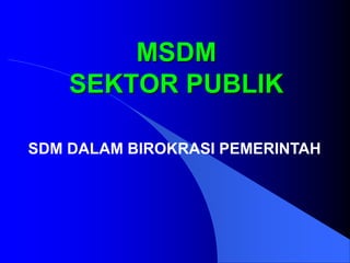 Msdm sp 1 | PPT