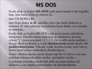 Ms dos | PPT